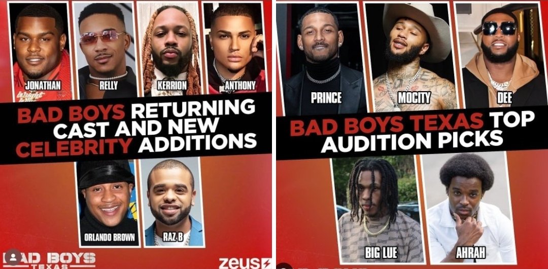 Zeus Unveils Bad Boys Texas Season 2 Cast Including Raz B Orlando